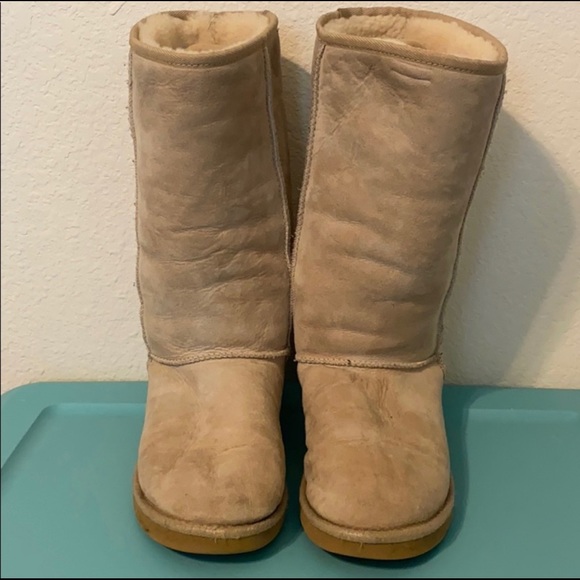 UGG | Shoes | Ugg Classic Tall Boots In Camel Sand Color | Poshmark